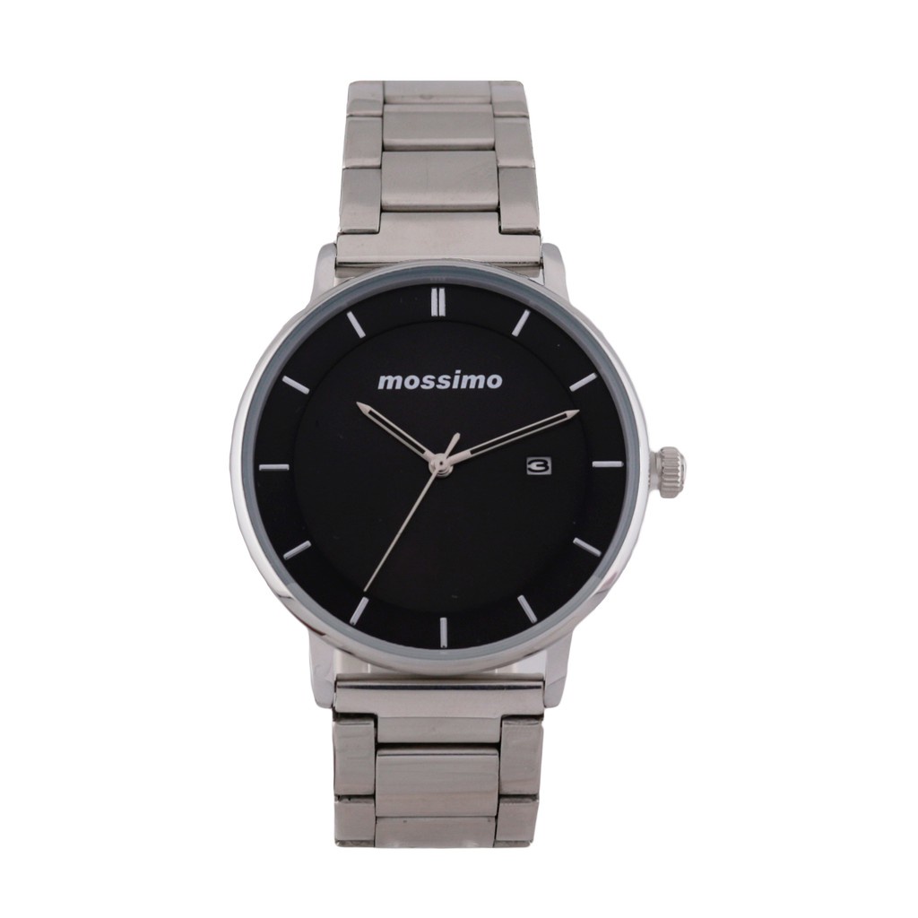 Mossimo Kenny Silver Stainless Steel Bracelet Analog Watch MS-1829G ...