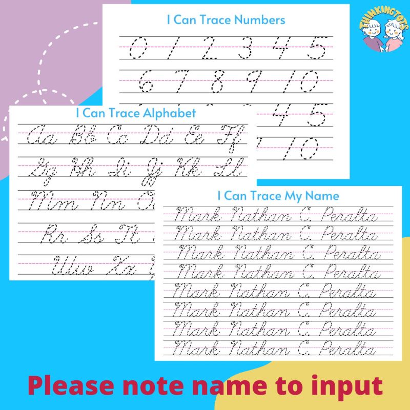 Cursive Writing Wipe and Erase Practice Bundle | Shopee Philippines