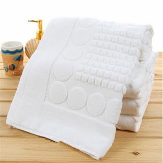 1PC.FOOT TOWEL Hotel Bath Linen Embossed Bath Foot Towel (50cm*80cm ...