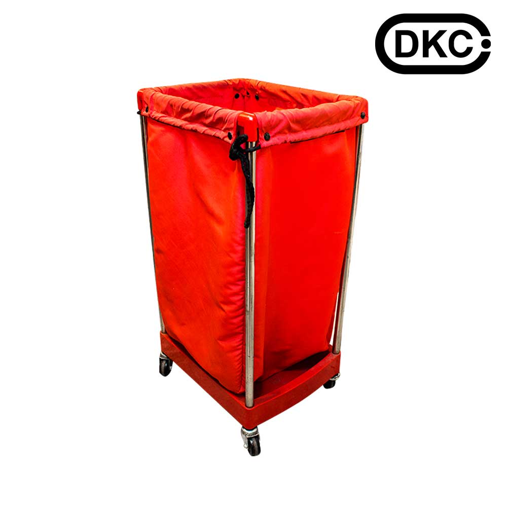 DKC Red Laundry Bin Trolley Perfect for Spa and Salons | Shopee Philippines