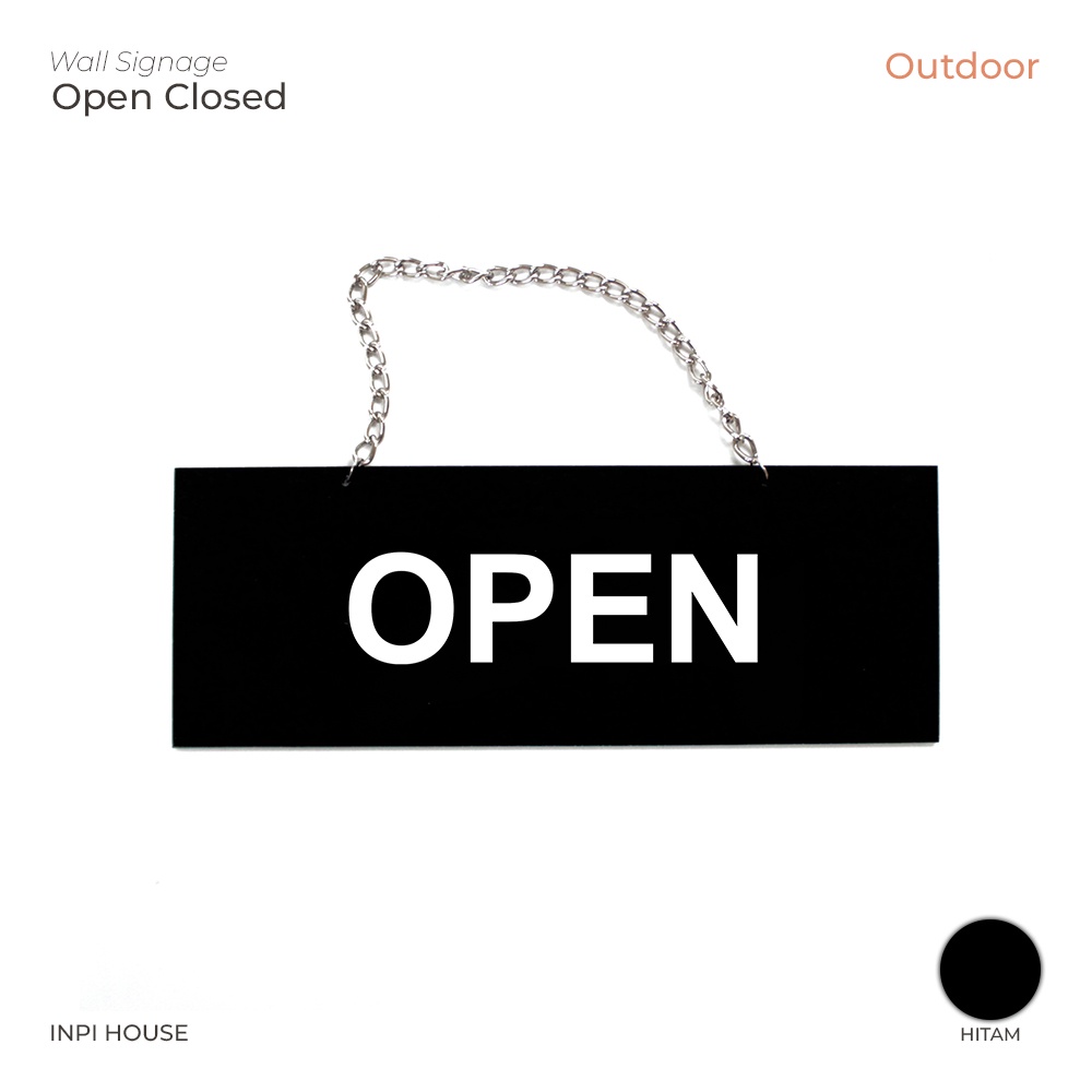 Open closed signage - Acrylic sign board - open closed sign - wall ...