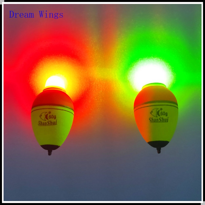 【Quality】Fishing floats Electronic luminous Awa Big Belly Fishing ...