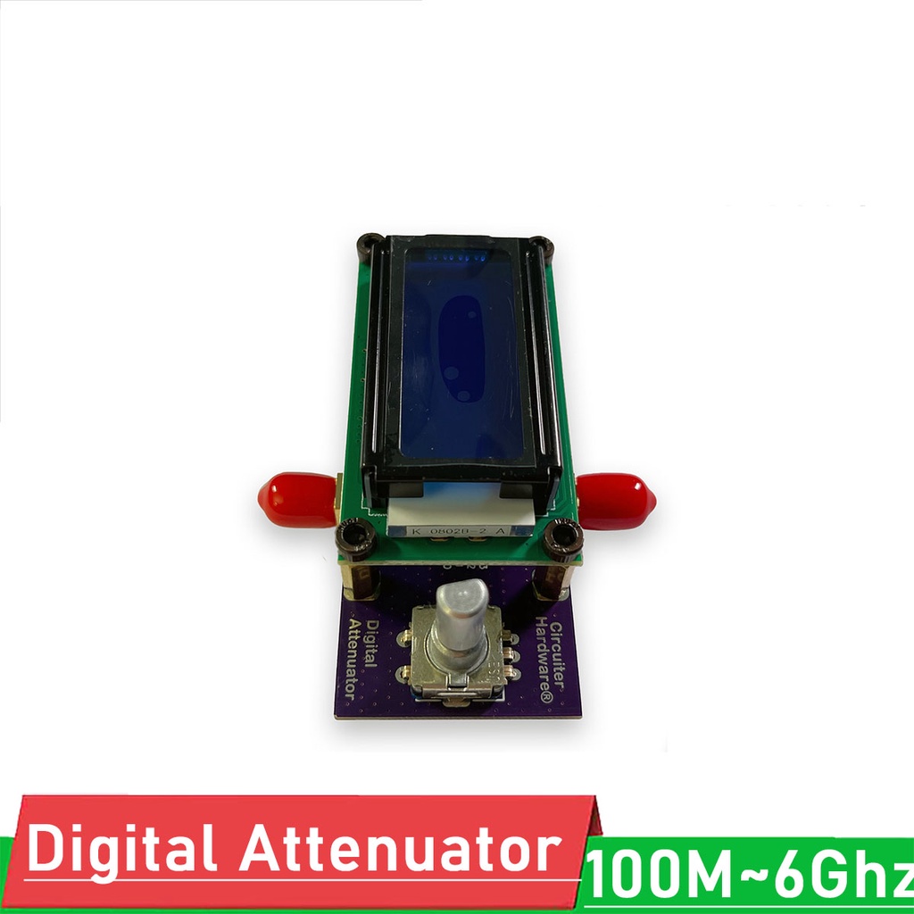 Hmc624 Digital Attenuator 100m 6ghz Rf Lcd Display Pogrammable Attenuator Module 5v Usb Power