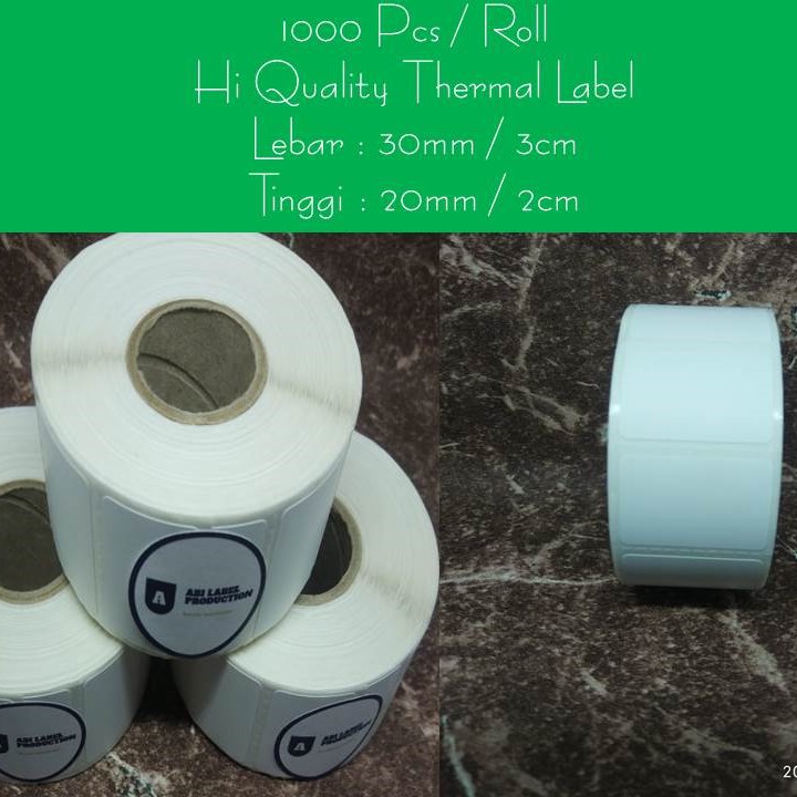 10000pcs 3x2cm thermal Labels - 3x2 thermal Labels - 3x2 thermal ...