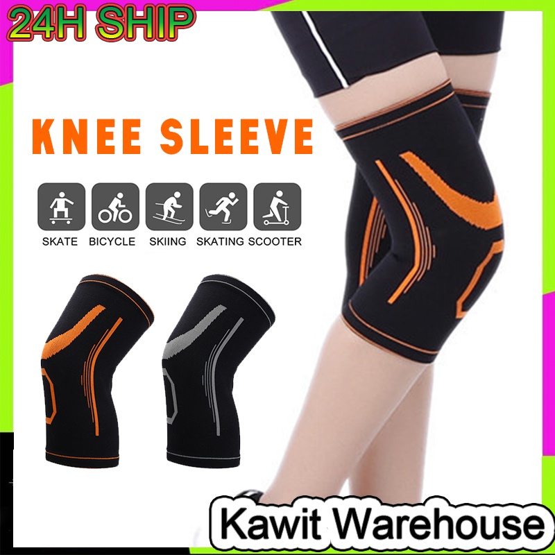 Knee Pads Fitness Running Cycling Knee Support Braces Elastic Nylon ...