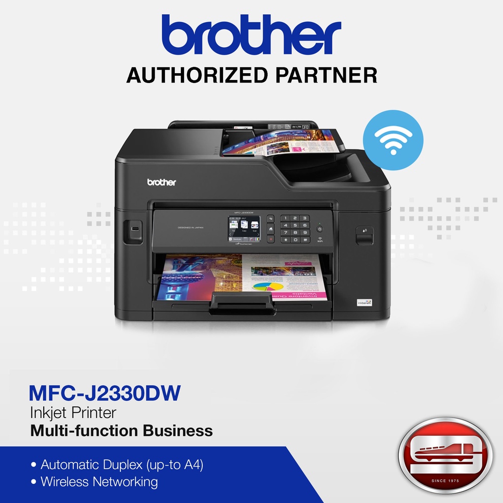 Brother MFC-J2330DW Multifunction Business Inkjet Colour Printer | Shopee Philippines