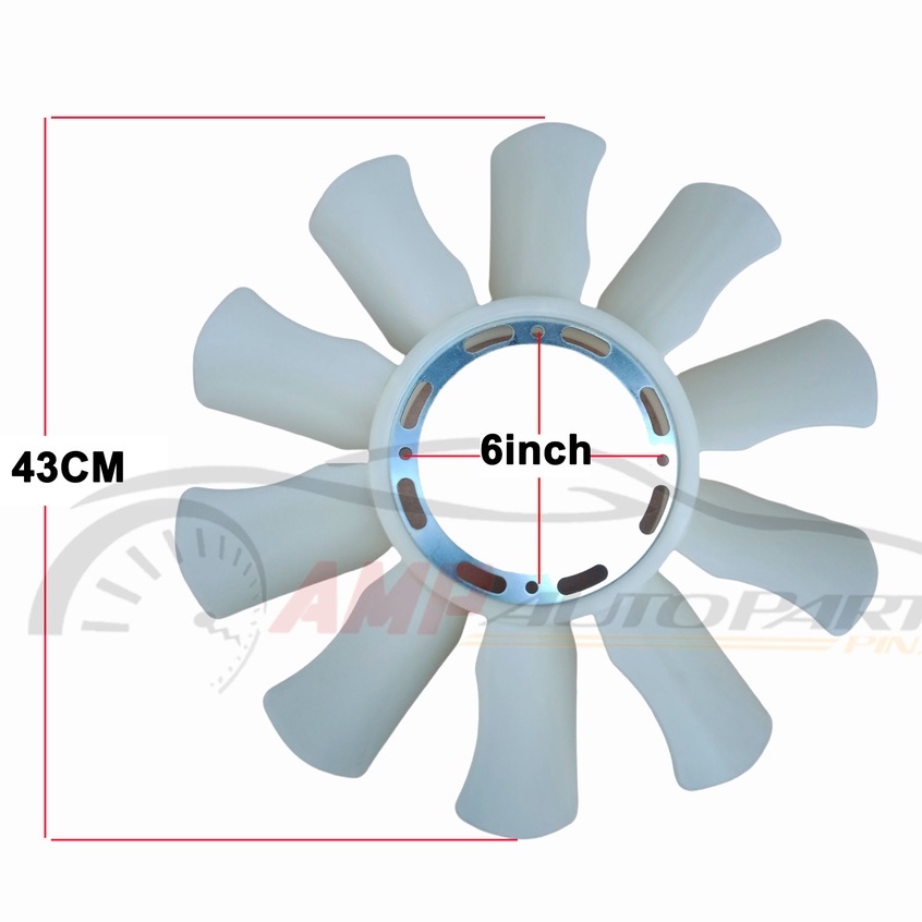 Mitsubishi Canter 4D34 Radiator Fan Blade (Made in Thailand) ME-013493 ...