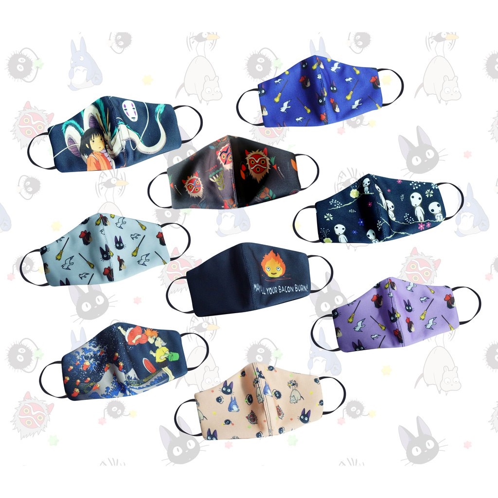 STUDIO GHIBLI INSPIRED Ponyo FACE MASK High Quality Washable | Shopee ...