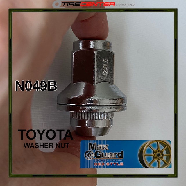 Toyota Washer Nut M12x1.5 Lugnuts Per Pc (N043 / N049 / N050) | Shopee ...