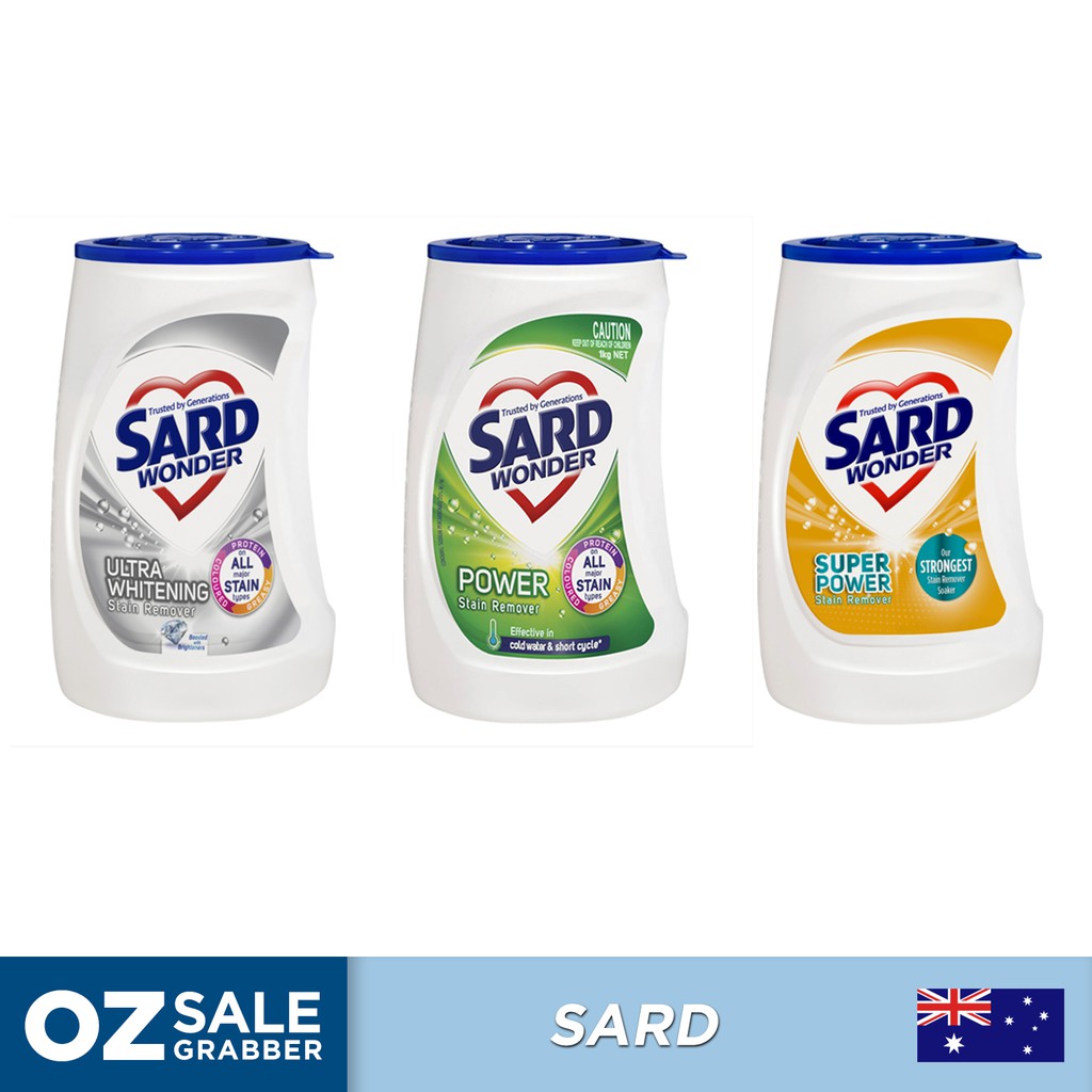 OZSALEGRABBER | Sard Wonder Power Stain Remover 900g/1kg | Shopee ...