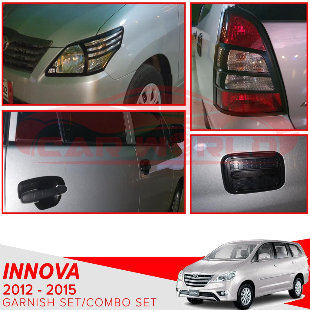 TOYOTA INNOVA 2012 - 2015 GARNISH COVER COMBO SET (2012 2013 2014 2015 ...