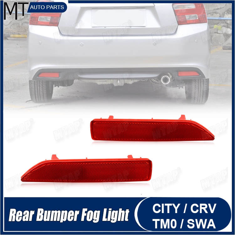 MTAP Car Rear Bumper Reflector For HONDA CITY GM2 2012 2013 2014 TM0 ...