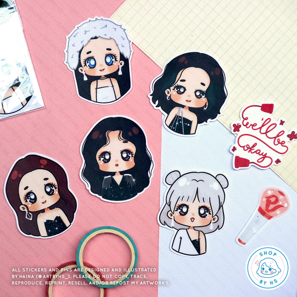 [Clearance] Red Velvet Psycho Vinyl Sticker Set | Shopee Philippines