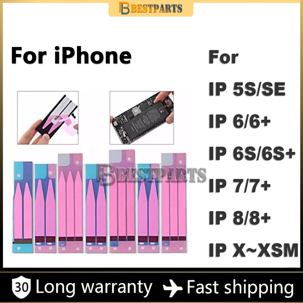 Battery Adhesive compatible for iPhone 5 6 s Plus 7 8 + XS MAX XR 11 pro max Strips Sticker Tape ...