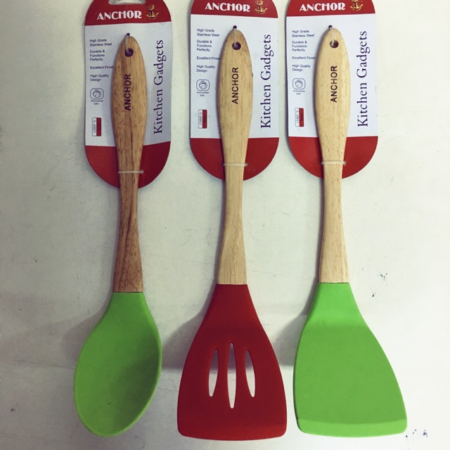 3pc Silicon kitchen tools (all green na po ang color) | Shopee Philippines