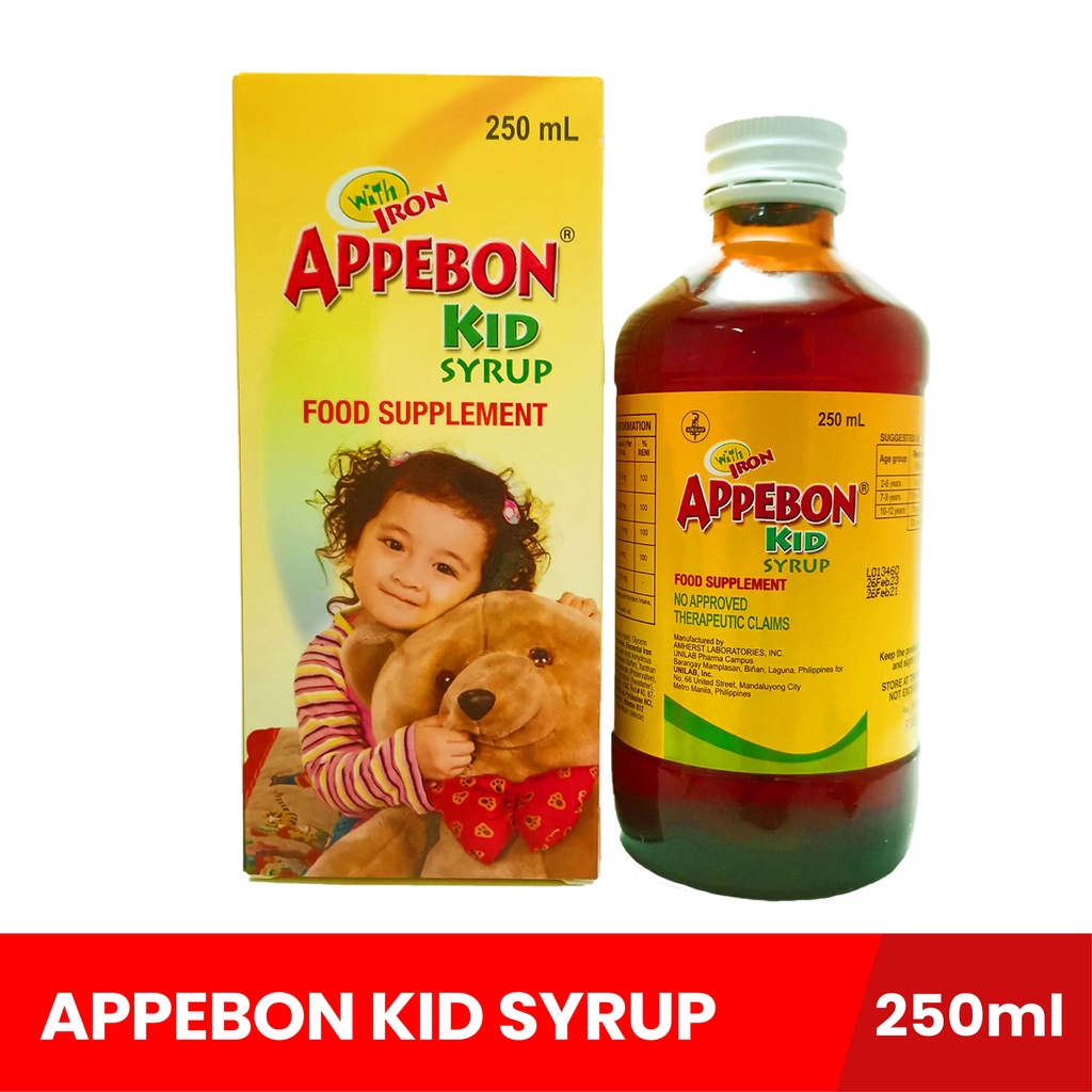 APPEBON Kid Syrup 250ml | Shopee Philippines