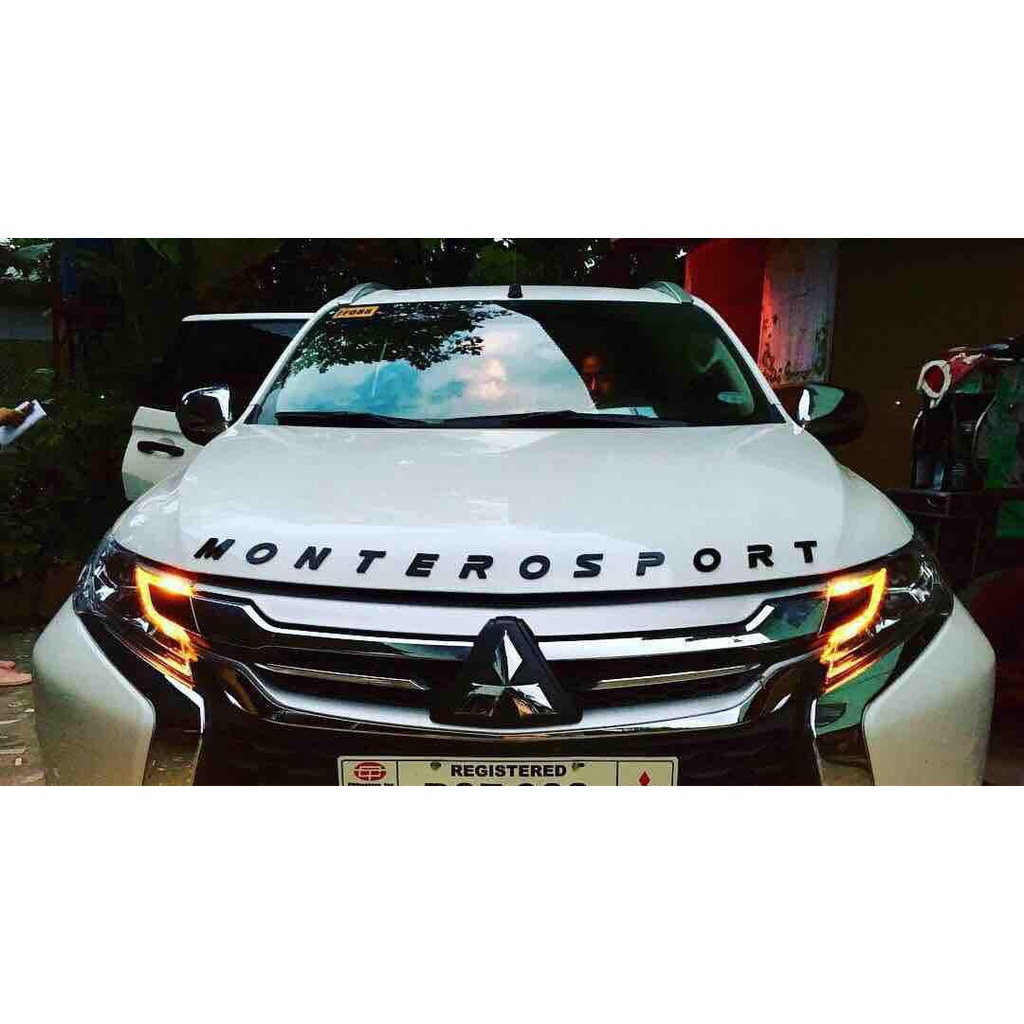 Hood Emblem Matte Black - Montero Sports | Shopee Philippines