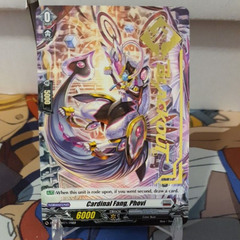 CARDINAL FANG, PHOVI HOT STAMPED PR CARDFIGHT VANGUARD ENGLISH | Shopee ...