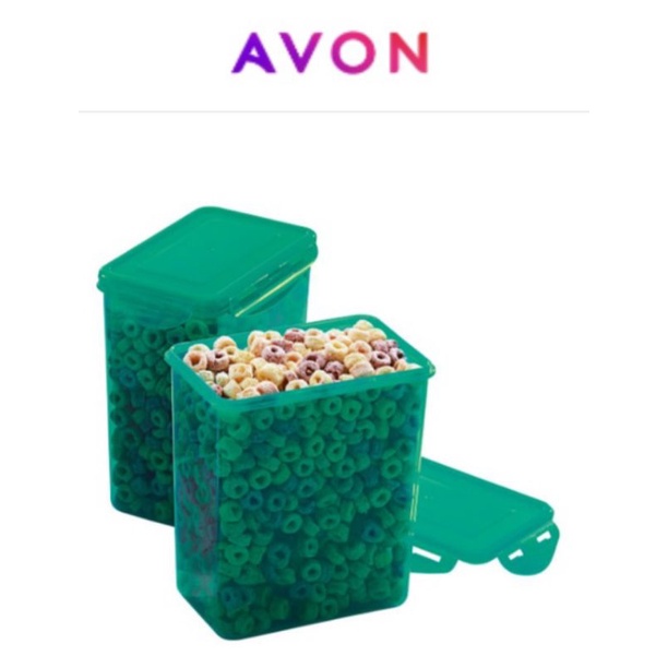 Avon TEEL PARTEE 2 PC VERTICAL FOOD CONTAINERS | Shopee Philippines