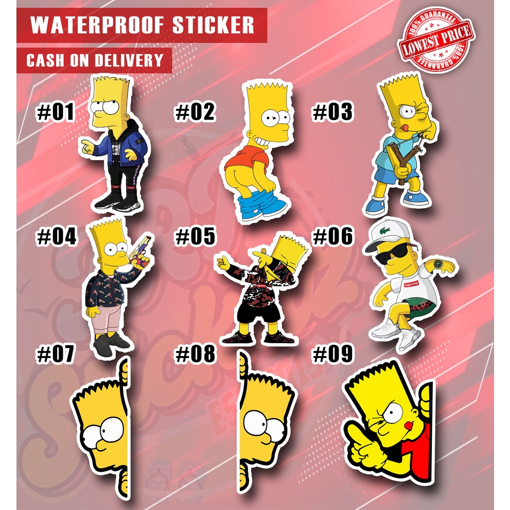 BART SIMPSON STICKERS (HOLOGRAM LAMINATED STICKERS) | Shopee Philippines BART SIMPSON STICKERS (HOLOGRAM LAMINATED STICKERS) | Shopee Philippines