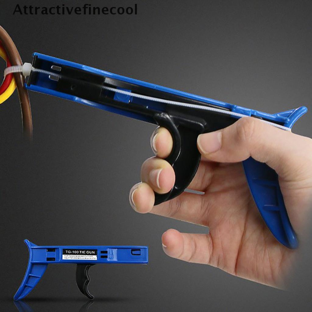 Lvious Cable Zip Gun Installation Nylon Fastener Tensioner Tie Cutting ...