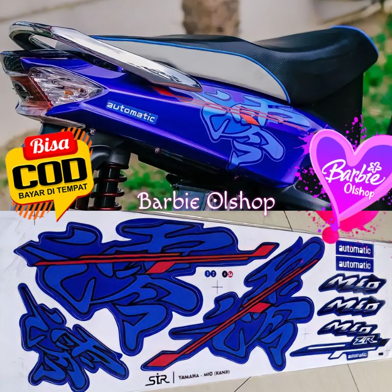 Striping Sticker List Body Motorcycle Yamaha Mio Sporty/Mio Smile/Mio ...