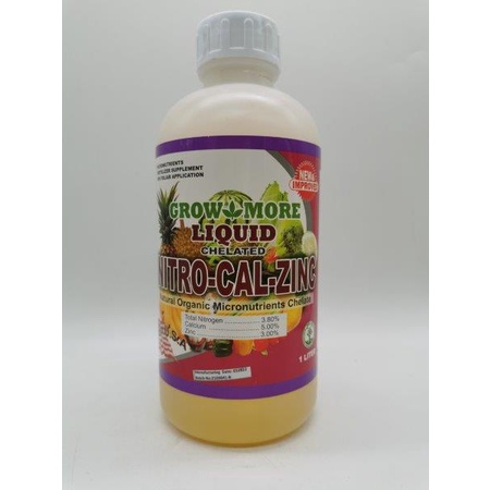 ARNETH GROW MORE SAGREX NITRO CAL ZINC 1 LITER | Shopee Philippines