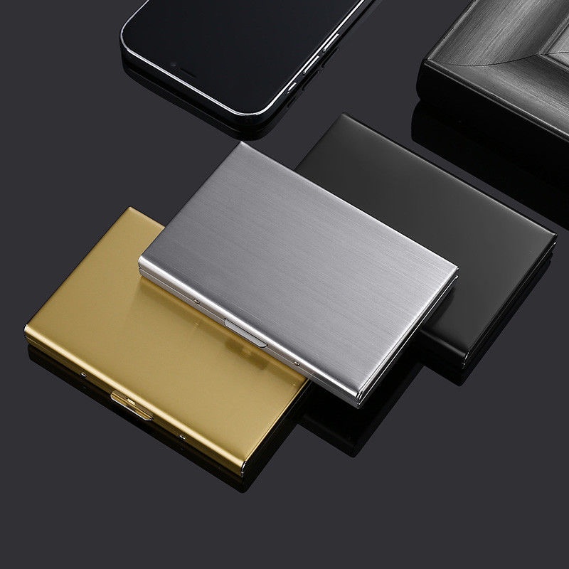 Metal card box, anti-theft brush, anti-degaussing, men's card sleeve ...