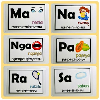 Alpabetong Filipino Abakada Flashcards | Shopee Philippines
