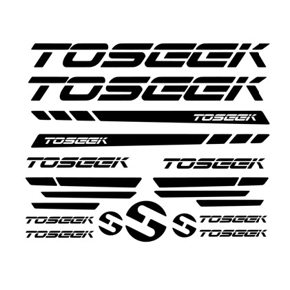 toseek mountainbike frame design set vinyl cutout stickers | Shopee ...