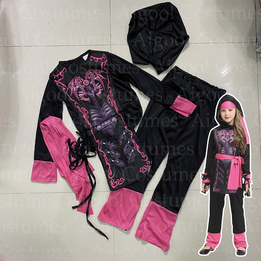 Pink Ninja Girl Costume for Kids | Shopee Philippines
