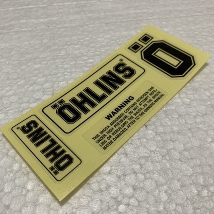 Ohlins sticker set ohlins Sock sticker ohlins sticker set shock ohlins ...