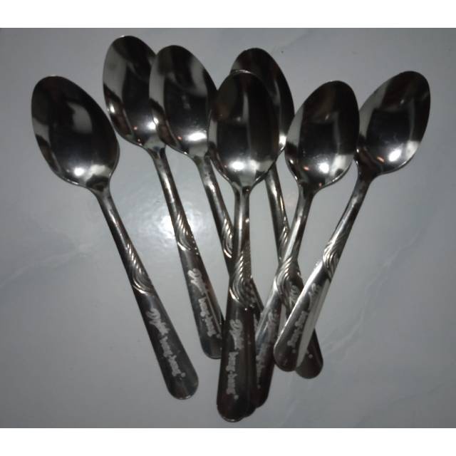 1 DOZEN STAINLESS STEEL SPOONS (12 PCS) | Shopee Philippines