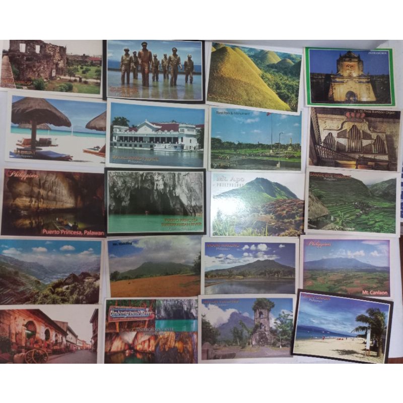 Philippine Tourist Destinations and Historic Places Post Cards 4"x6 ...