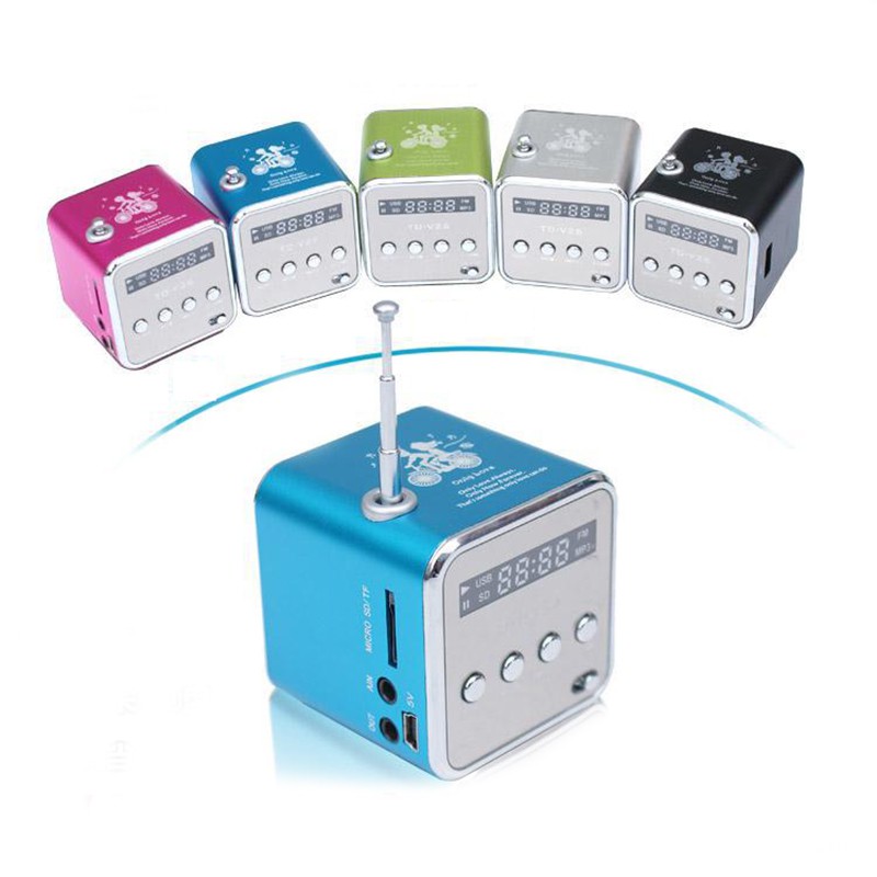 Portable Mini SD TF Card Micro USB Stereo Super Bass Speaker MP3/4 ...