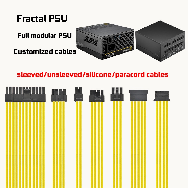 dreambigbyray mod custom Fractal design psu ION ION+ cables full ...