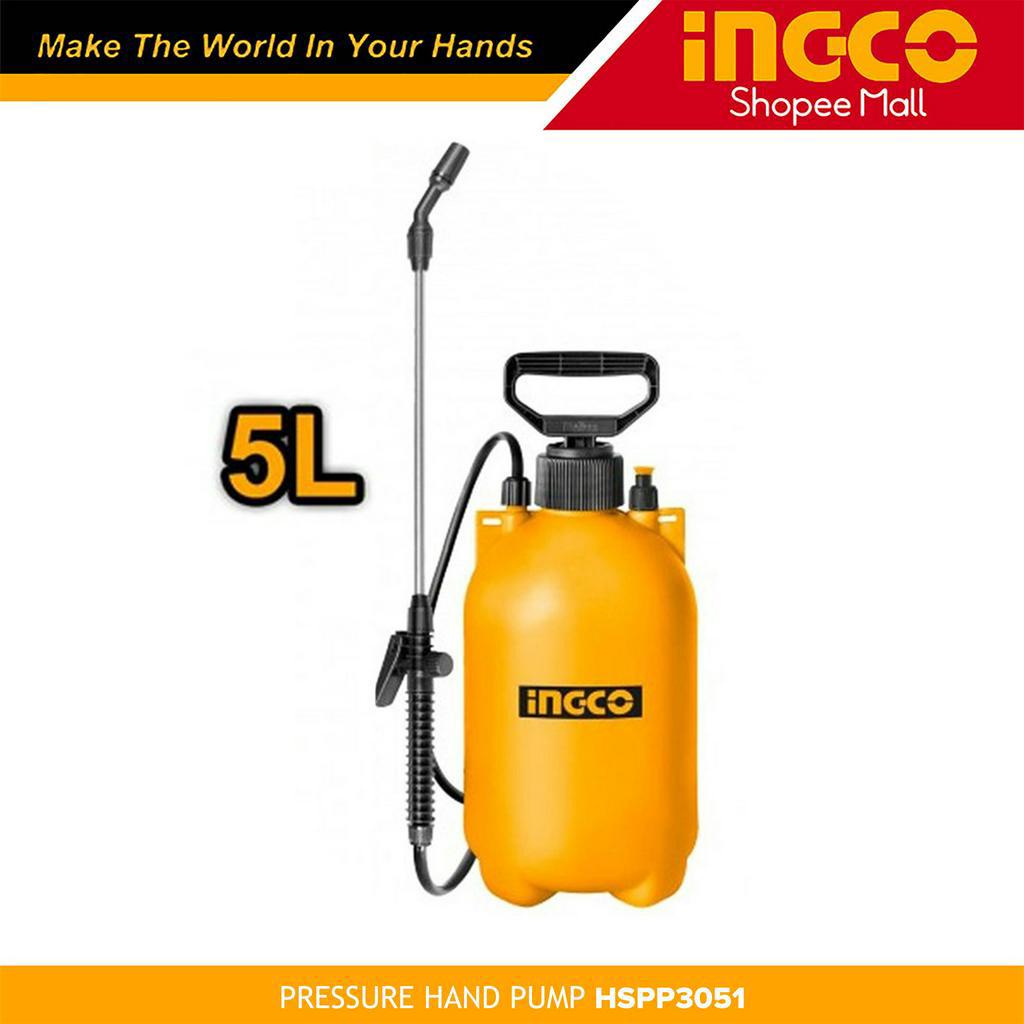 Ingco Water Sprayer 5L-8L Pressure Sprayer Handheld Garden Pump Sprayer ...