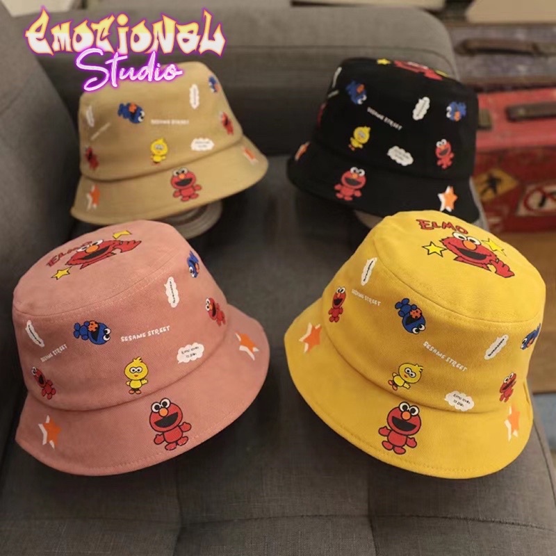 Emotional Studio Fashion Elmo Korean Inpired Bucket Hat for Unisex ...