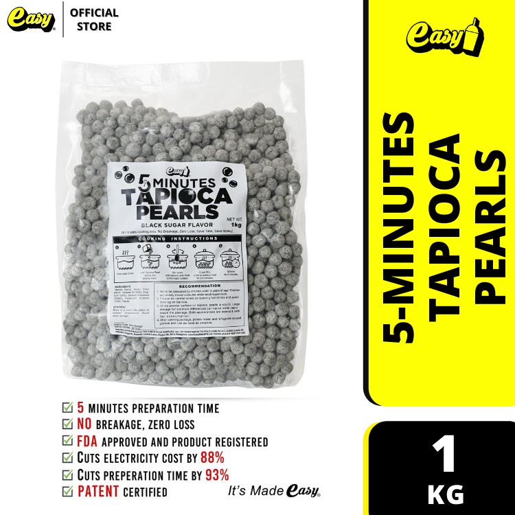 Easy Brand - 5 Minutes Tapioca Pearls 1Kg | Shopee Philippines