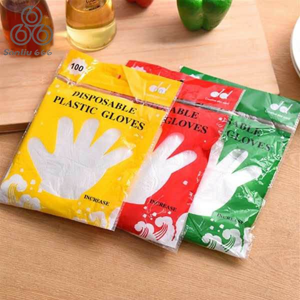 ⭐SanLiu⭐ 100Pcs/Pack High Quality Disposable Plastic Gloves - Z040 ...