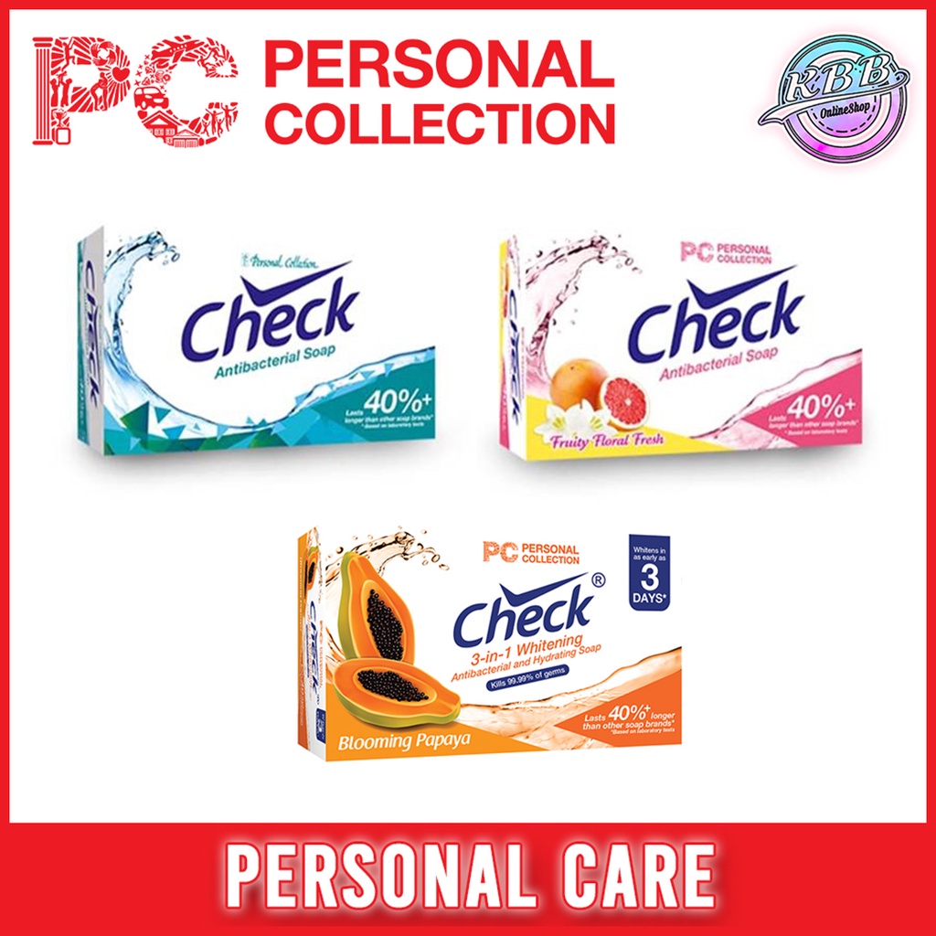 Personal Collection Check Antibacterial Soap Classic, Fruity Floral ...