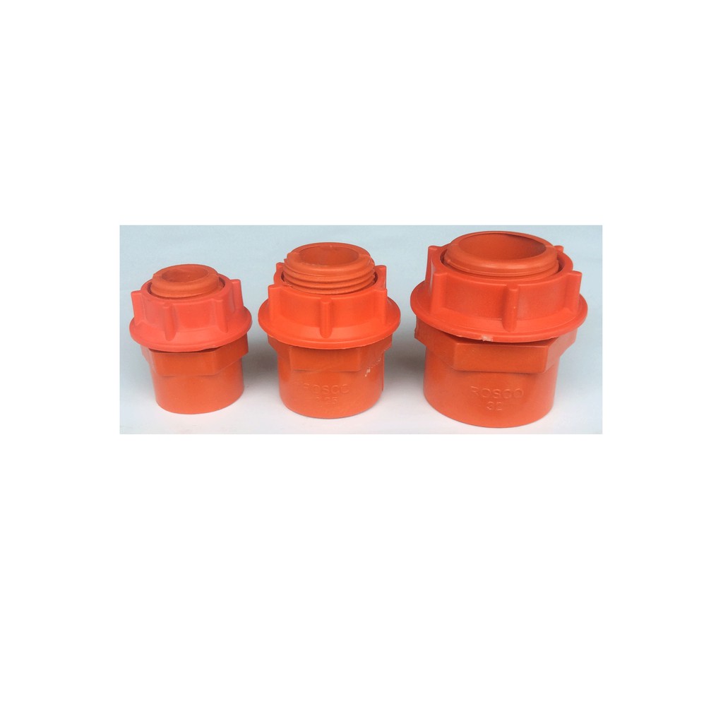 Rosco Electrical PVC Male Threaded Adapter 1/2, 3/4, 1 (Orange Plastic ...