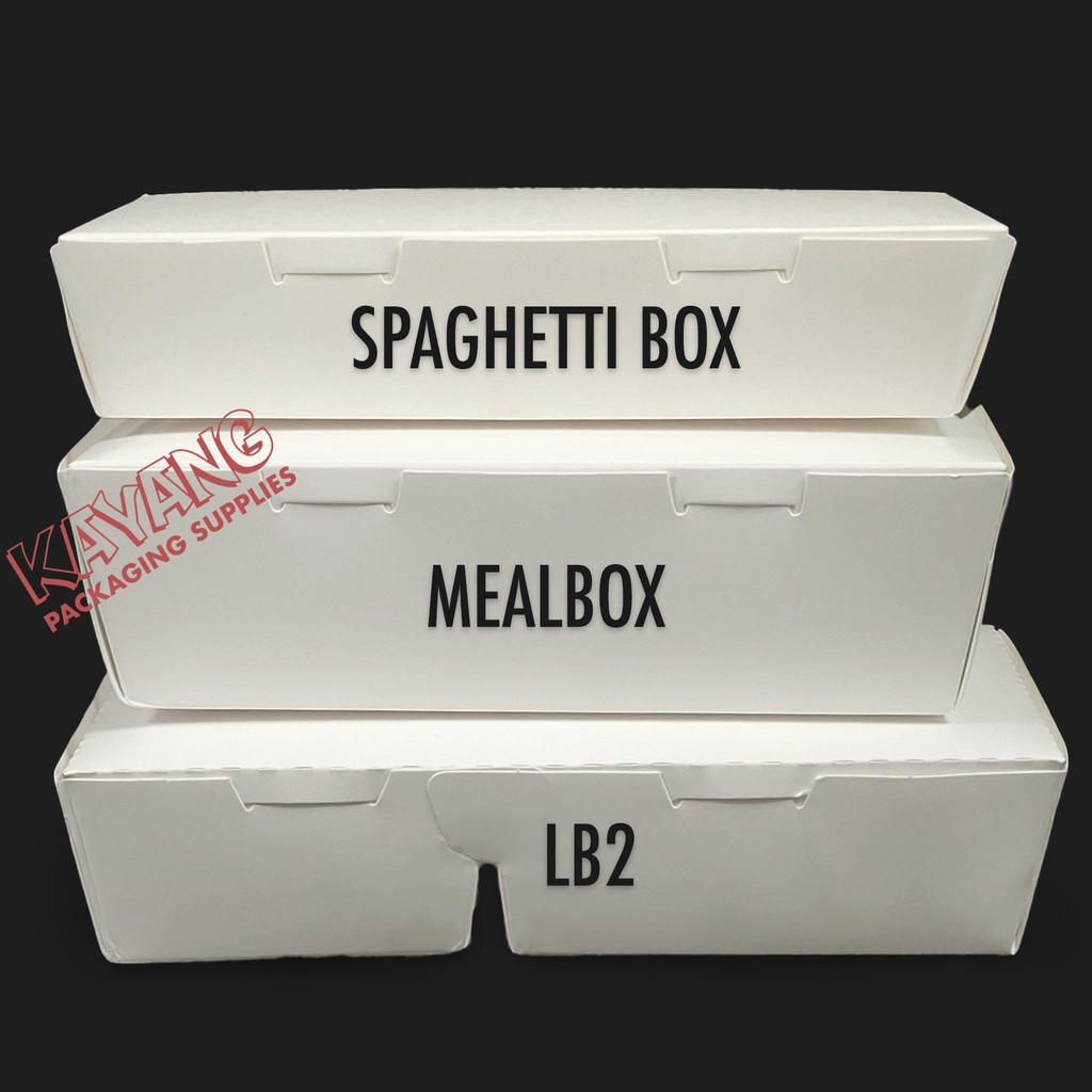 Spaghetti Take-out Box [25 pcs] Laminated - 550cc - Meal box | Food ...