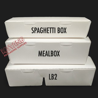 Spaghetti Take-out Box [25 pcs] Laminated - 550cc - Meal box | Food ...