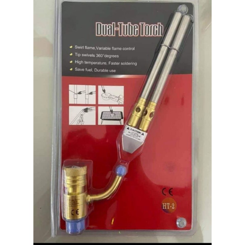 DUAL TUBE TORCH 360 / DOUBLE NOZZLE | Shopee Philippines