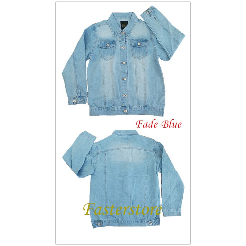 Men's Maong Jacket 4 colors Denim Jacket | Shopee Philippines