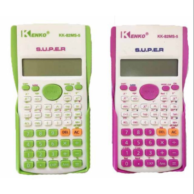 Scientific calculator KENKO KK-82MS-6 two lines and dual power i ...