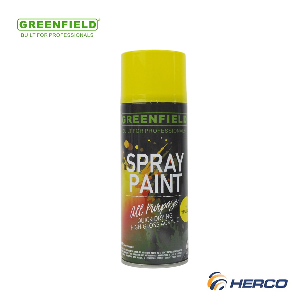 Greenfield Spray Paint Yellow | Shopee Philippines