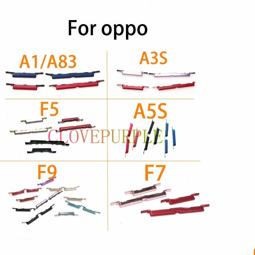 Power button For oppo A1 A83 A3S A5S F5 F7 F9 Power & Volume Side ...