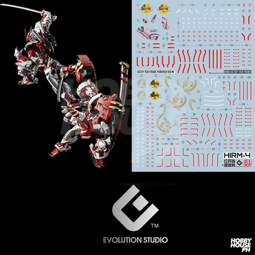 Gundam EVO Studio HiRM Astray Red Powered Red Fluorescent Waterslide ...